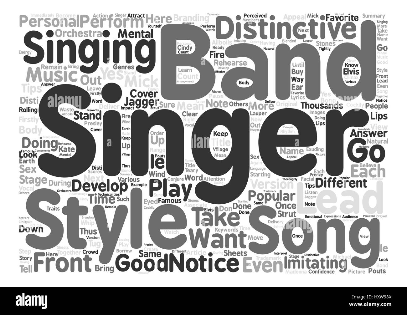 Lead Singers High Resolution Stock Photography and Images - Alamy