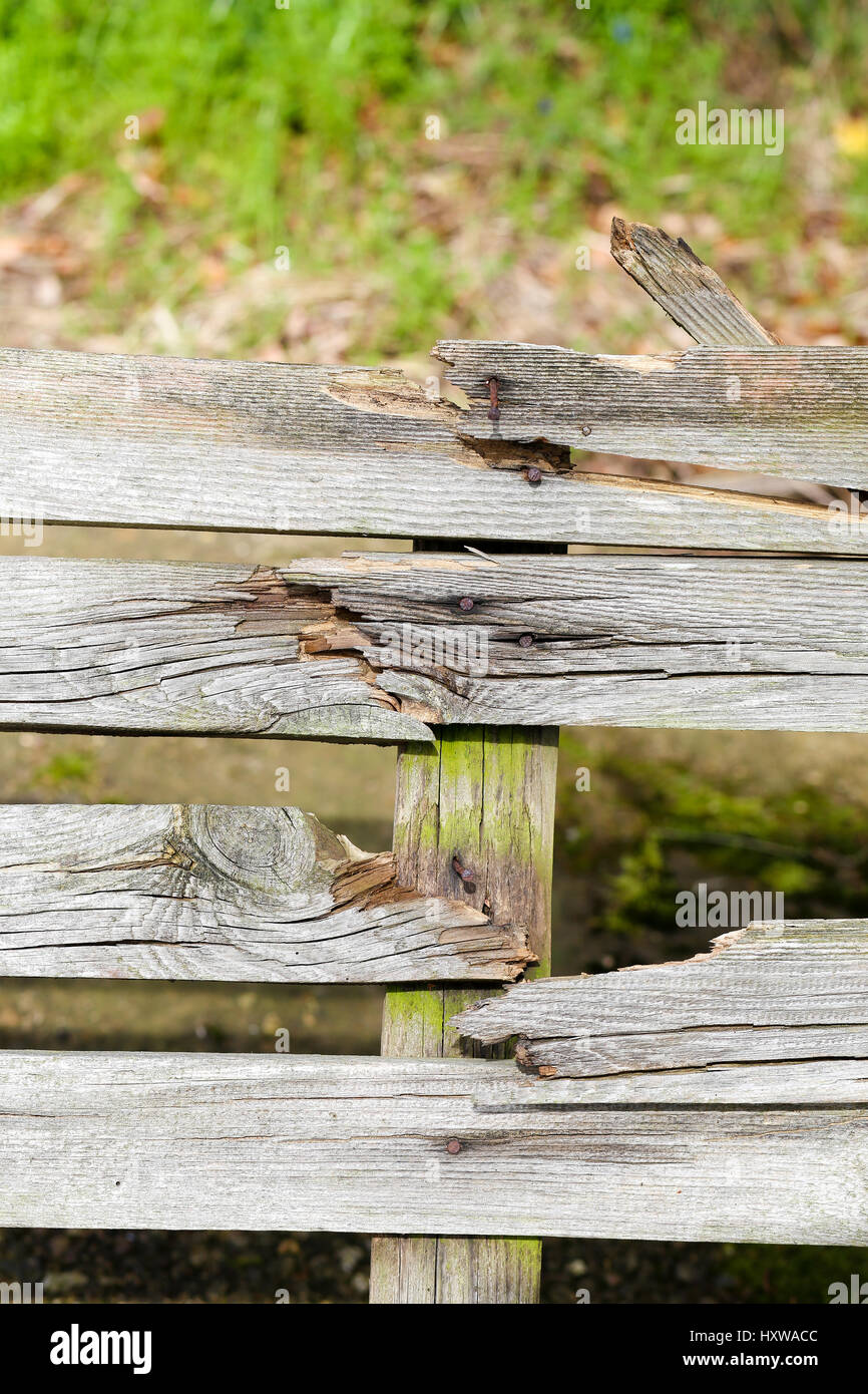 Old weathered broken wooden fence background, copy space Stock Photo ...