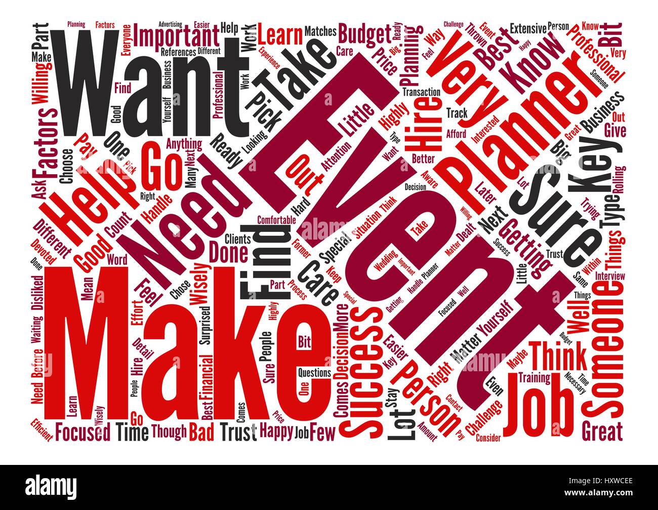 Event Planning Word Cloud High Resolution Stock Photography and Images ...
