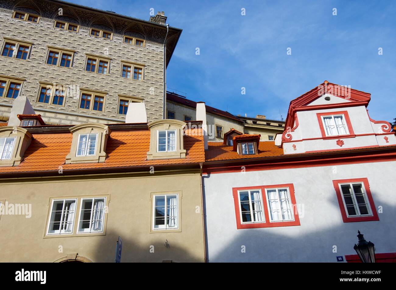 Painted house old town prague hi-res stock photography and images - Alamy