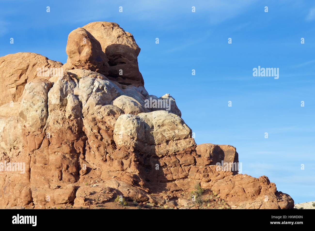 Rock Pinnacle in Arches National Park, Utah, Usa Stock Photo - Alamy