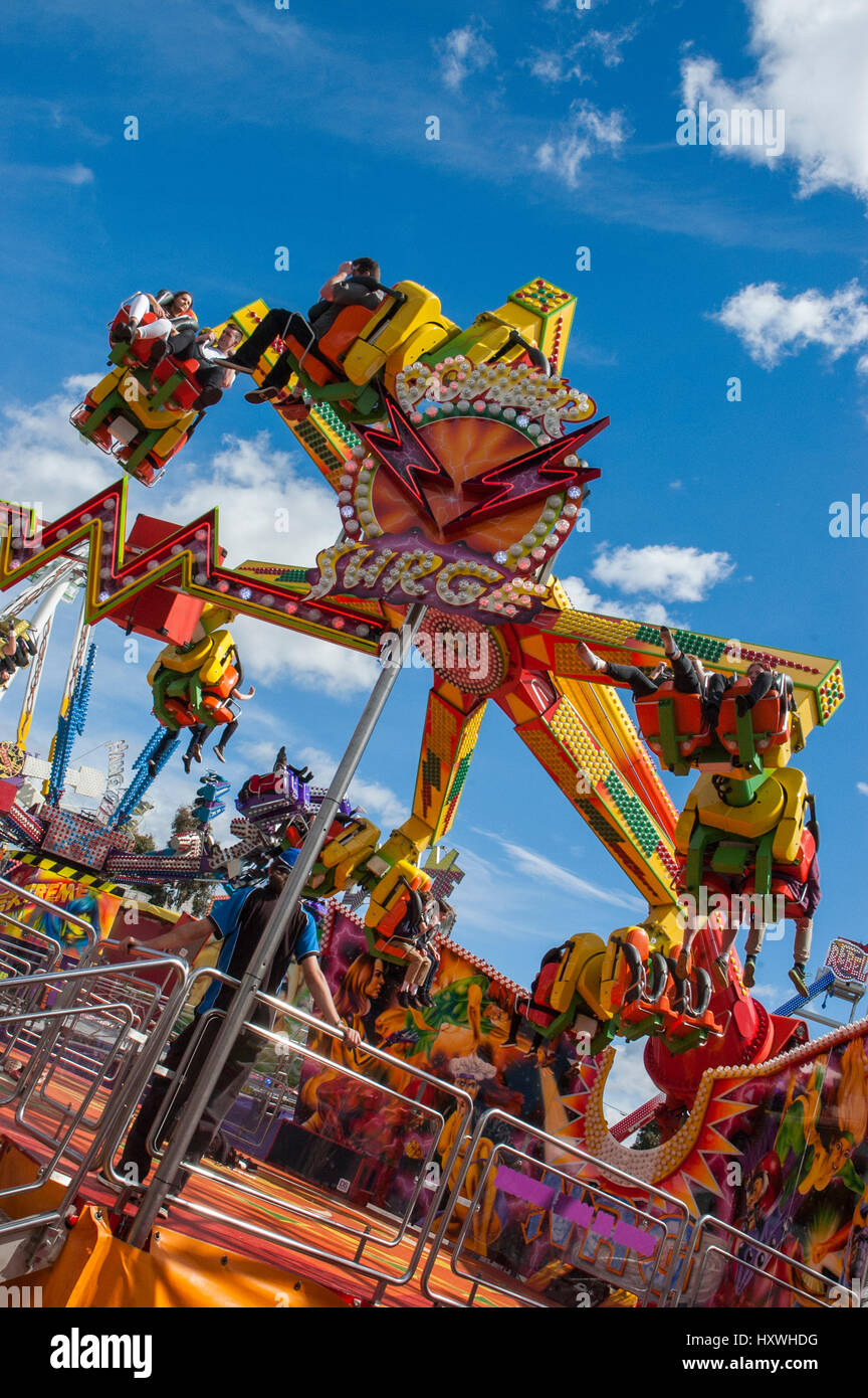 Sideshow Alley at the Royal Melbourne Show Stock Photo - Alamy