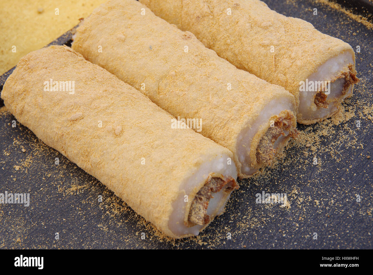 Korean rice flour cake hi-res stock photography and images - Alamy