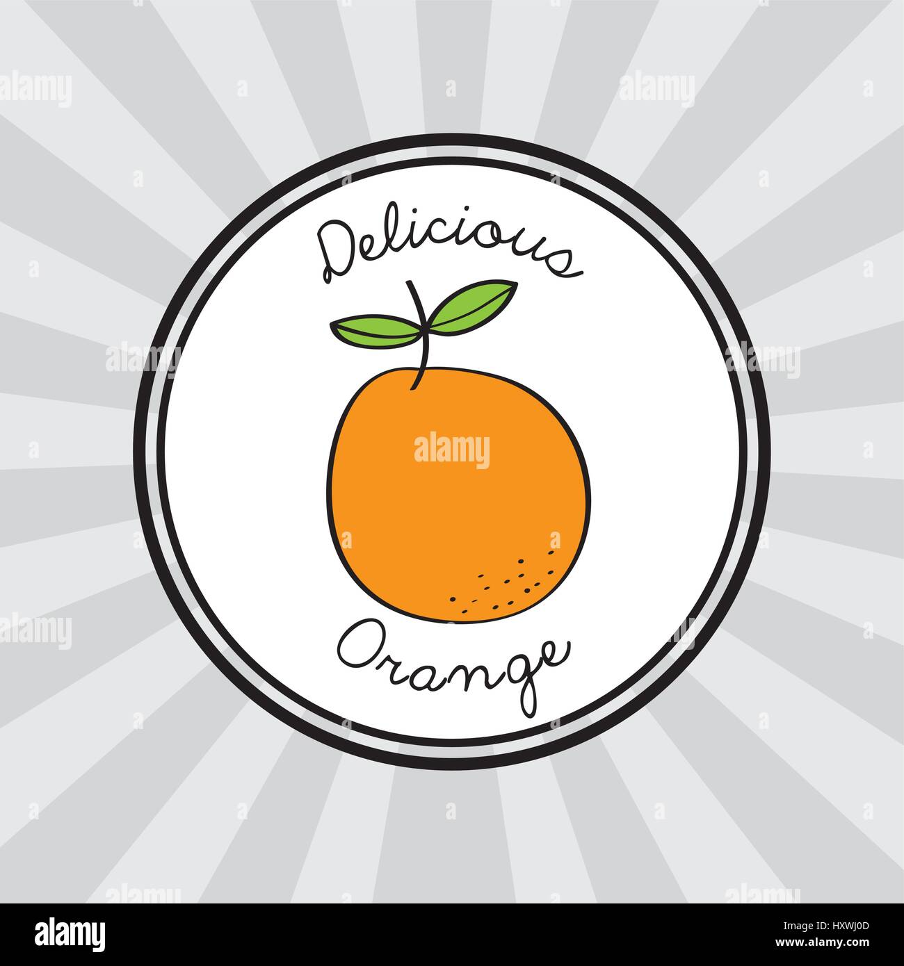 fresh fruit premium quality vector illustration design Stock Vector ...