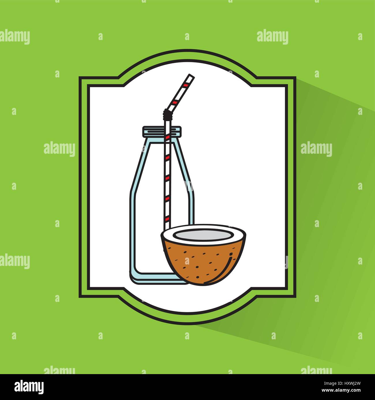 smothie fruits delicious icon vector ilustration design Stock Vector ...