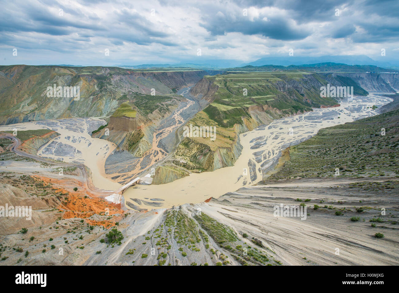 Kuitun Grand Canyon,Sinkiang,China Stock Photo - Alamy