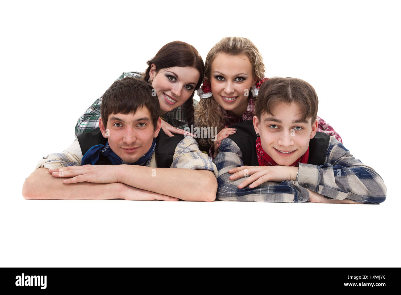 happy group of friends smiling Stock Photo - Alamy