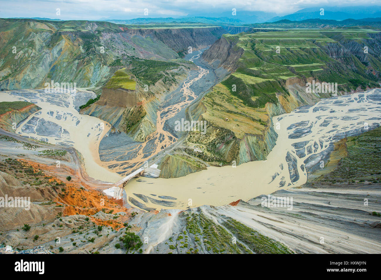 Kuitun Grand Canyon,Sinkiang,China Stock Photo - Alamy