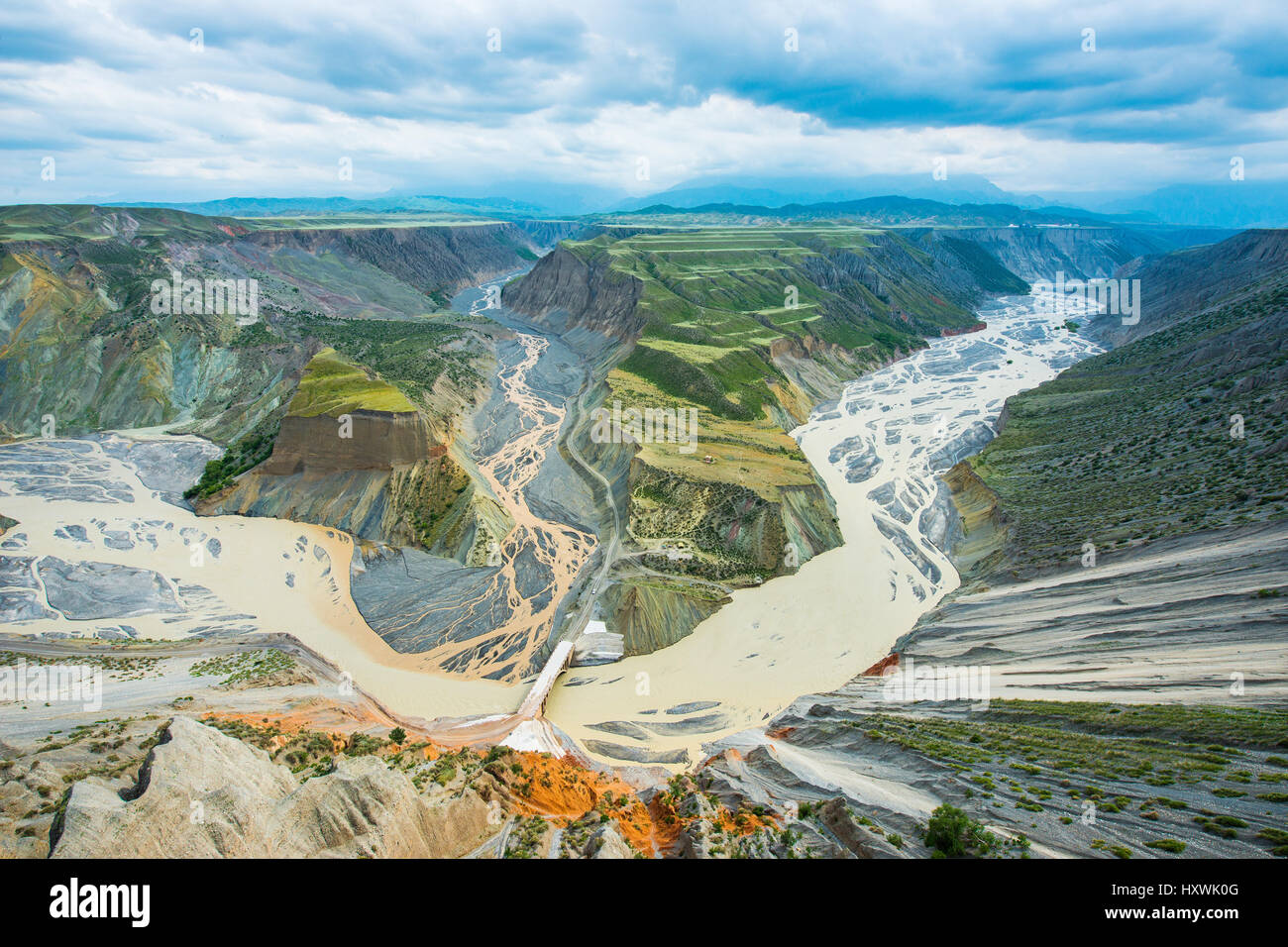 Kuitun Grand Canyon,Sinkiang,China Stock Photo - Alamy
