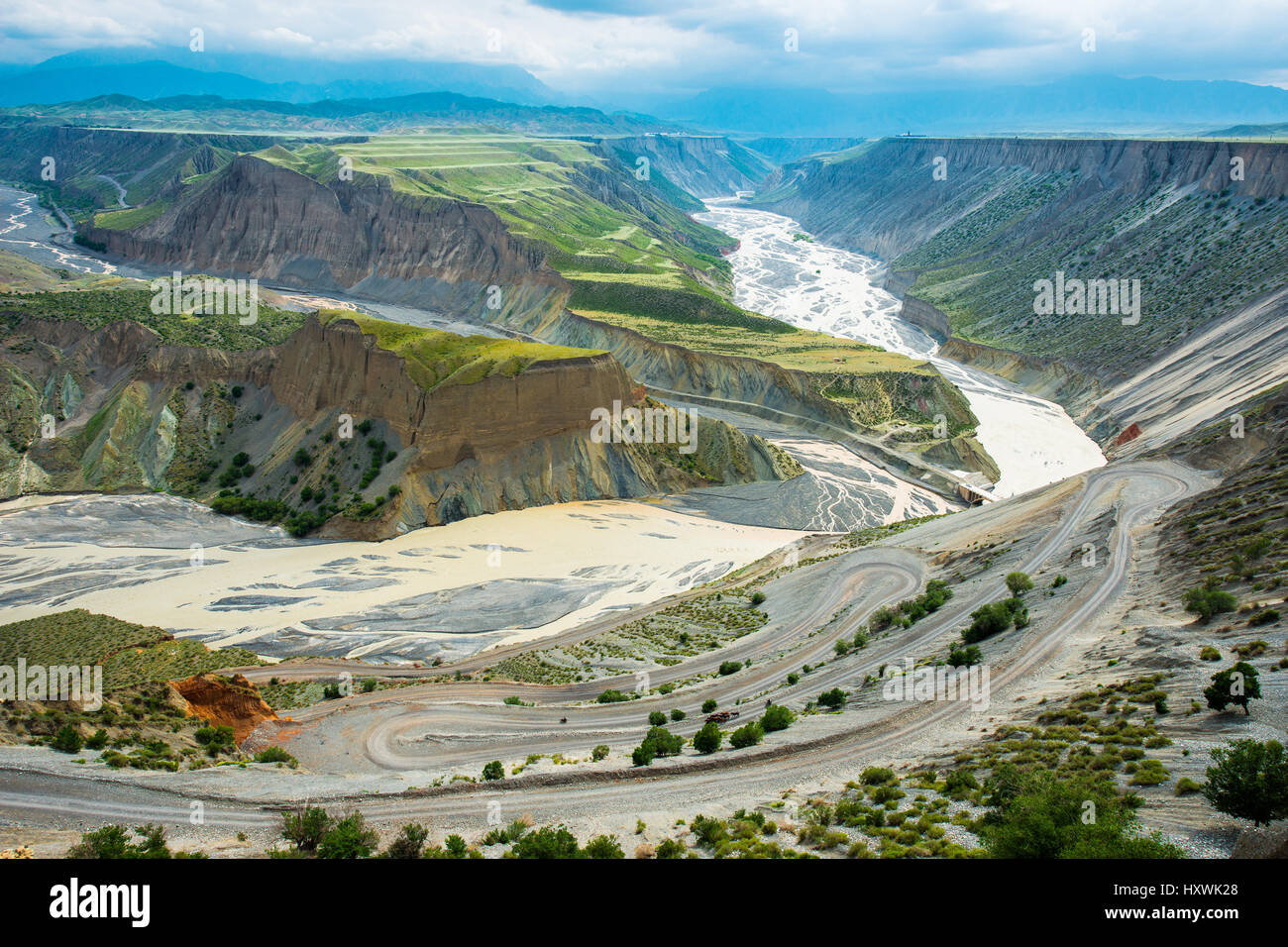 Kuitun Grand Canyon,Sinkiang,China Stock Photo - Alamy