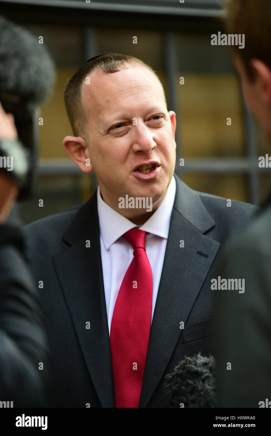 National Chair of the Jewish Labour Movement Jeremy Newmark outside ...