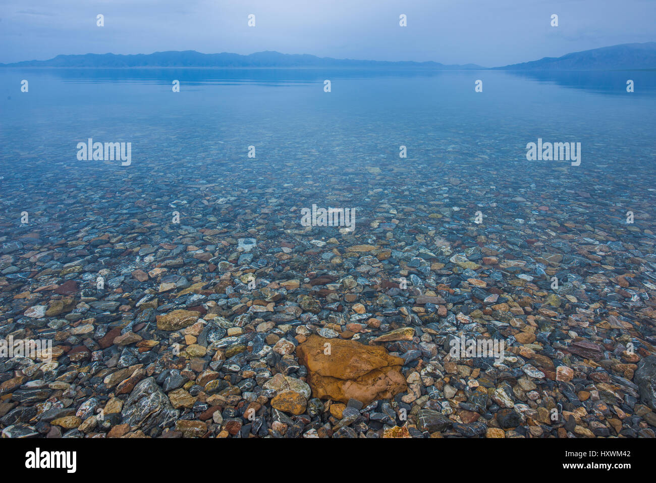 Sailimu Lake scenery,Sinkiang,China Stock Photo - Alamy