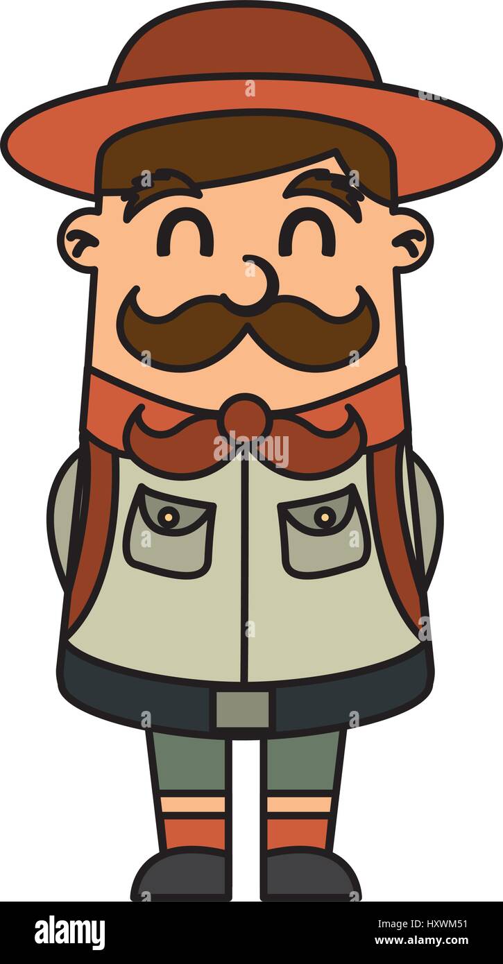 Vector Illustration Boy Scout Cartoon Stock Photos & Vector ...