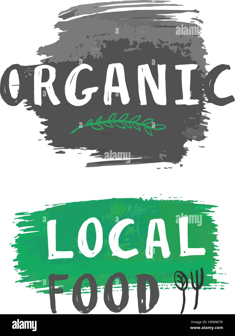 Vector local food label Stock Vector Image & Art - Alamy