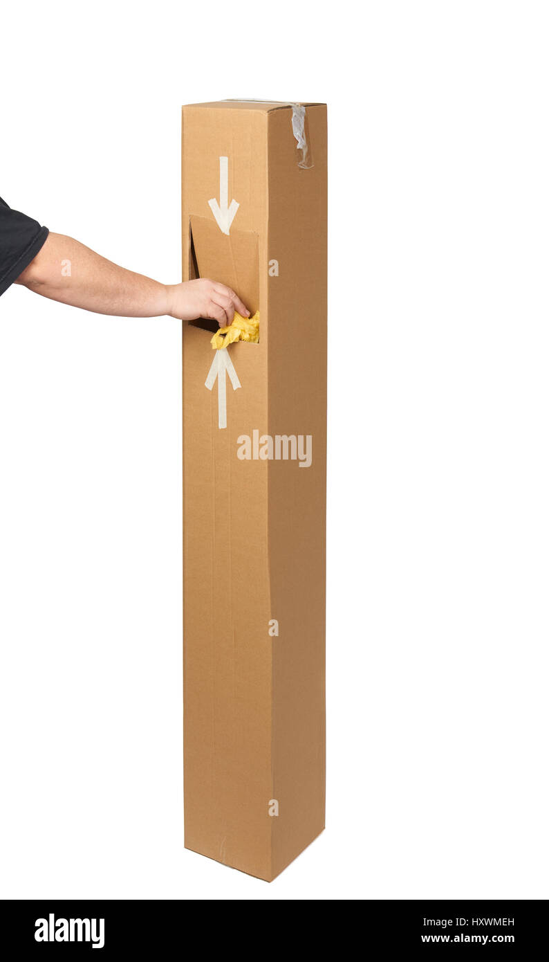 Trash box hi-res stock photography and images - Alamy