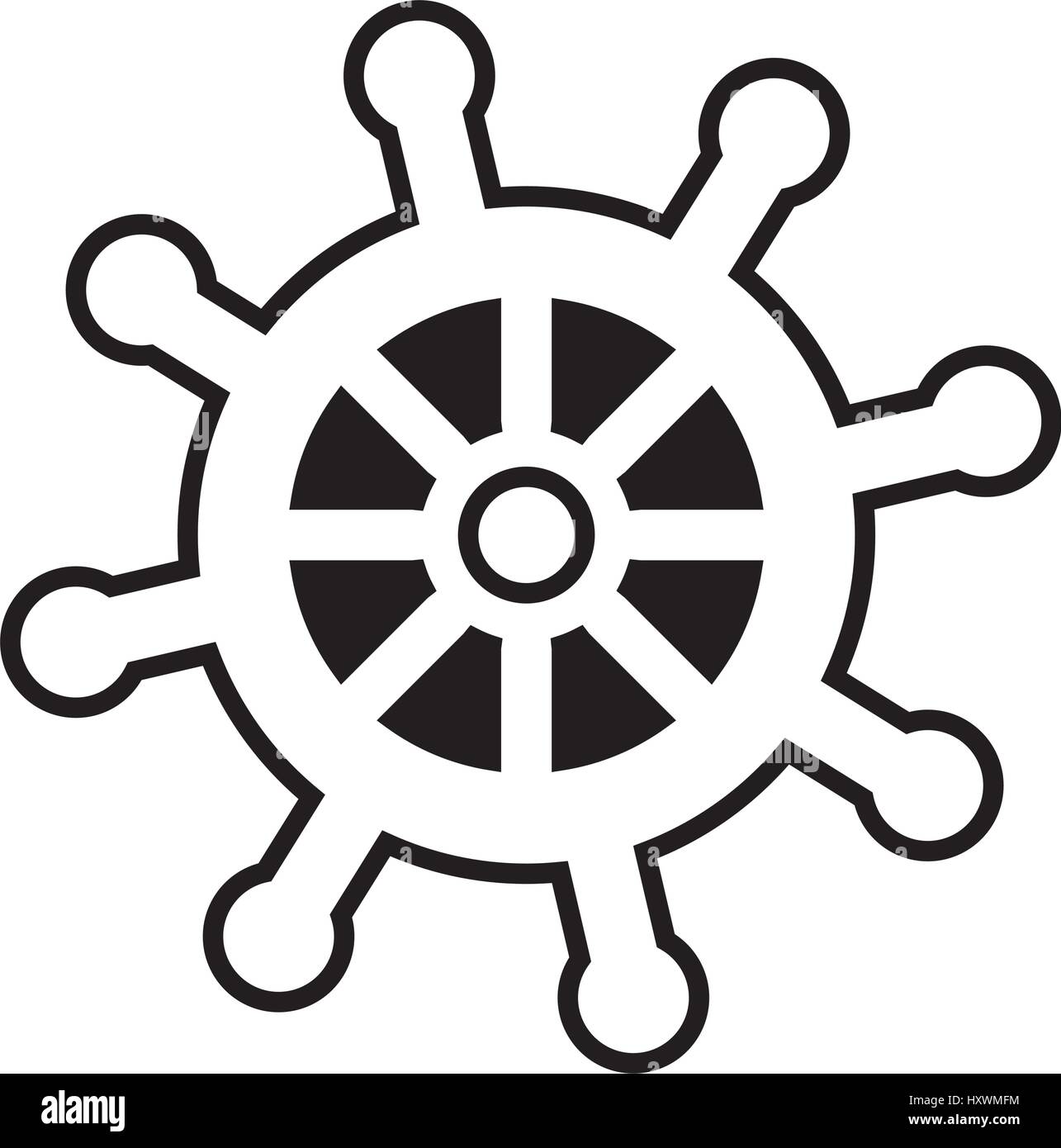 Timon Boat Isolated Icon High Resolution Stock Photography and Images ...