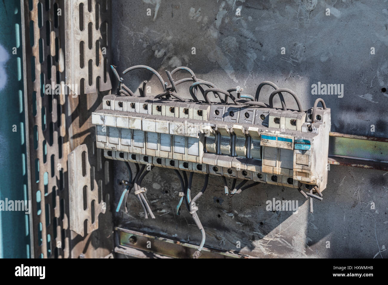 Circuit breaker in fuse hi-res stock photography and images - Alamy