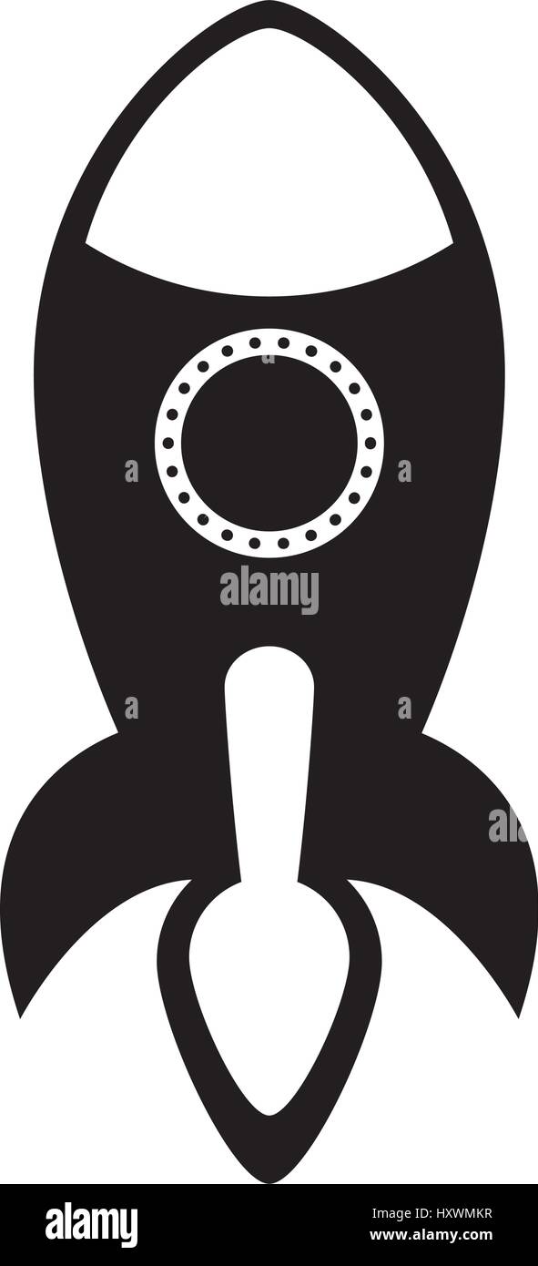 rocket spaceship isolated icon vector illustration design Stock Vector ...