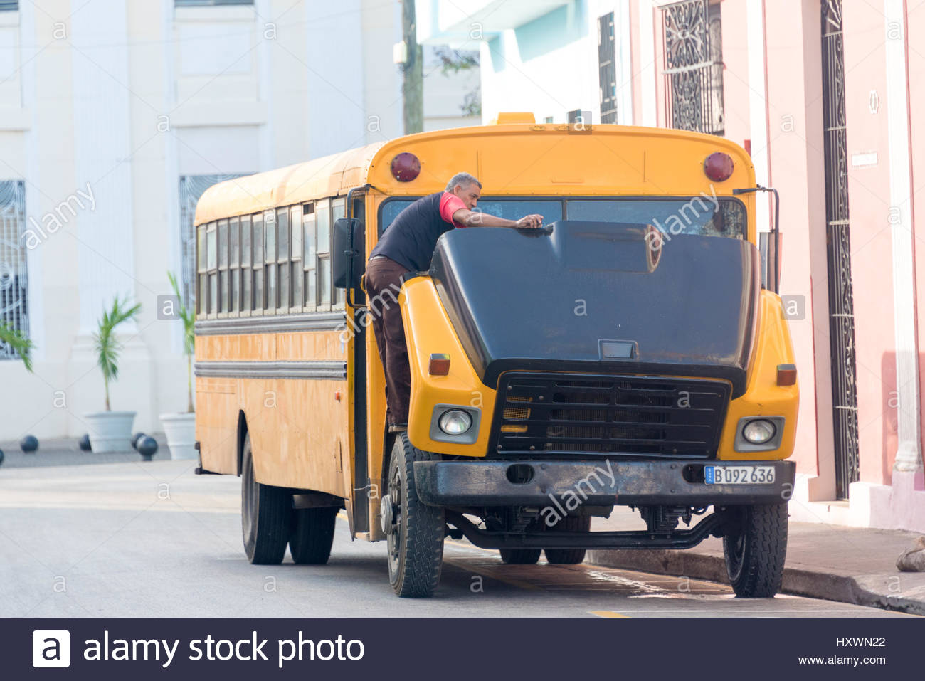 Yellow School Bus Vintage High Resolution Stock Photography and Images ...
