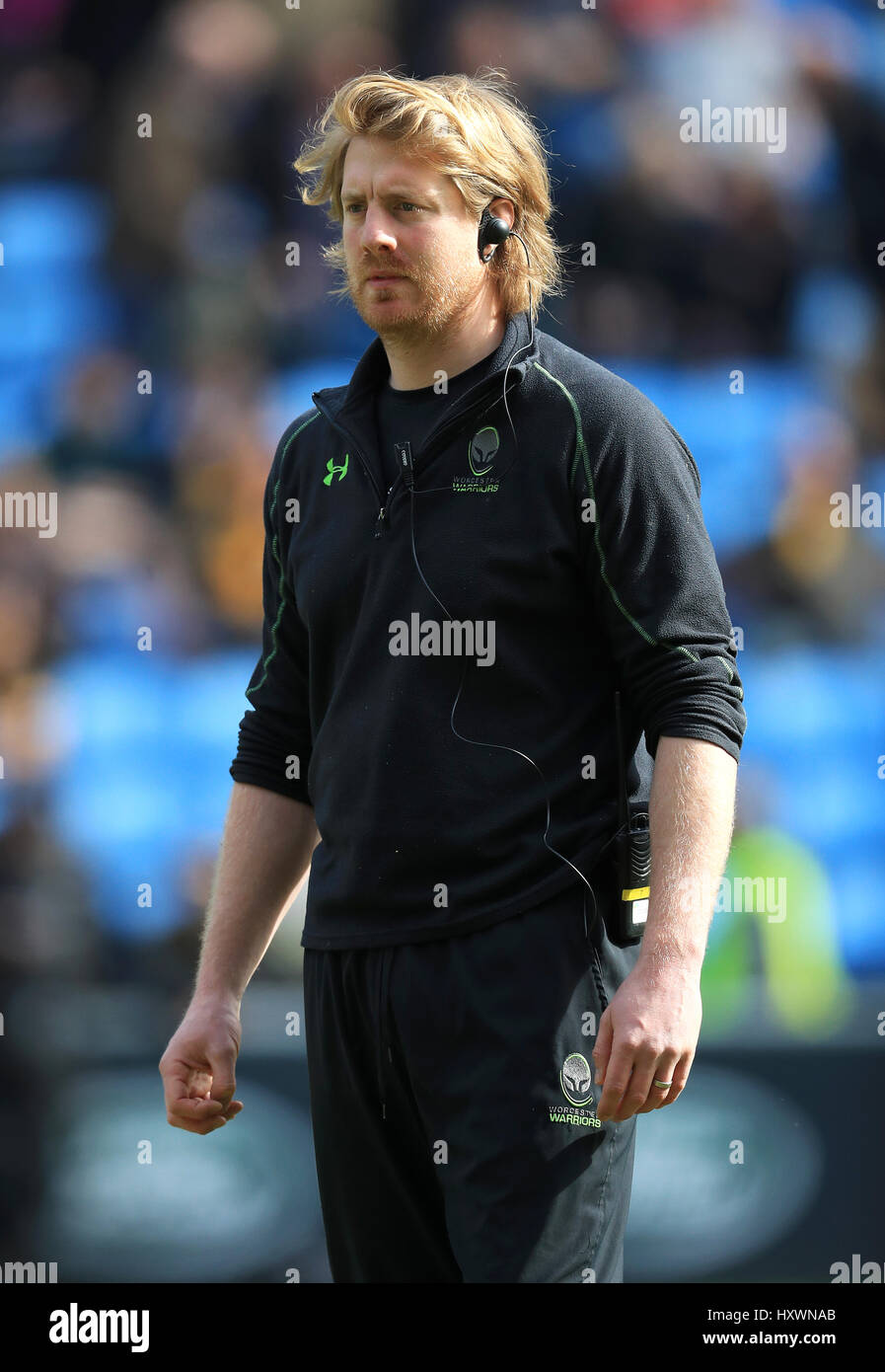 Worcester Warriors defence coach Simon Cross Stock Photo - Alamy