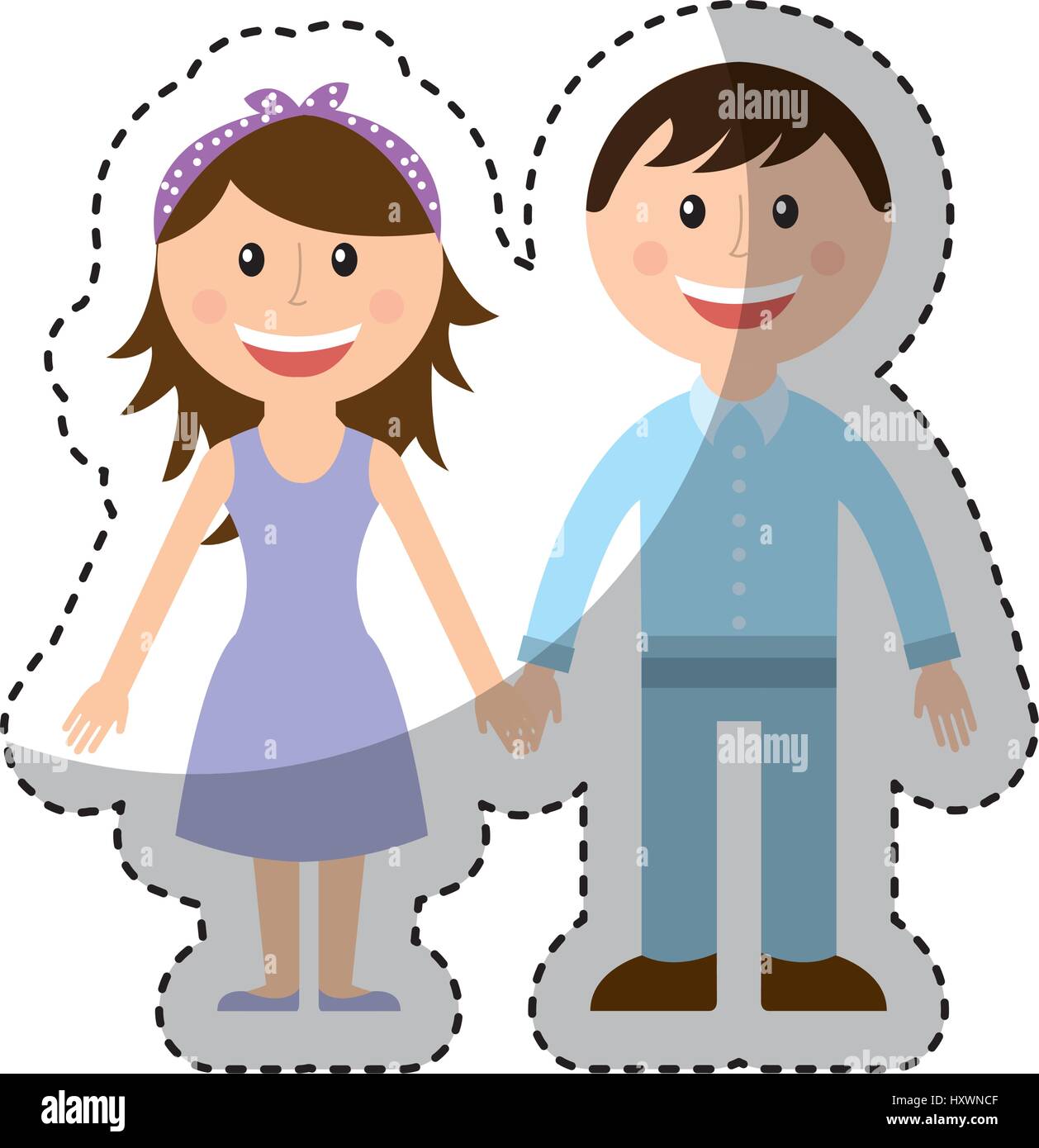 cute parents couple icon Stock Vector Image & Art - Alamy