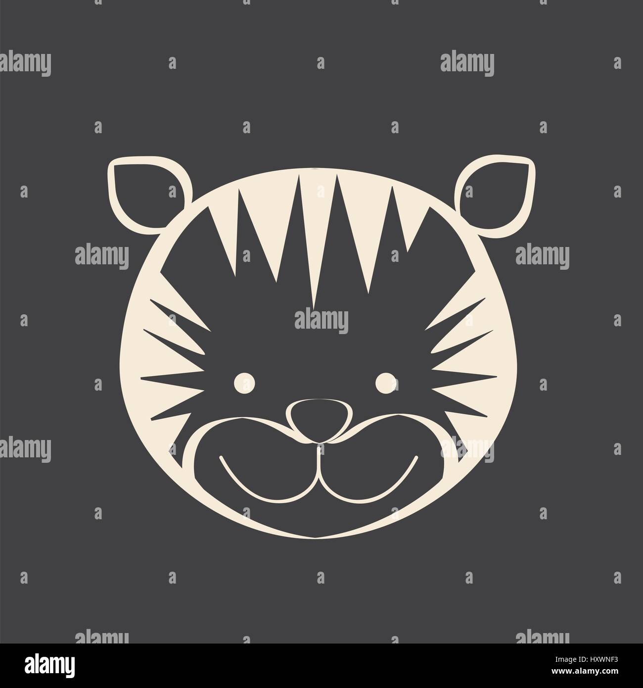 Nice square head Stock Vector Images - Alamy