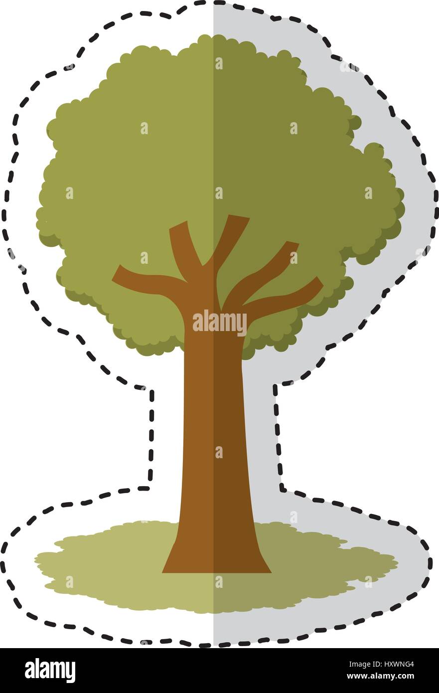 tree plant isolated icon Stock Vector Image & Art - Alamy