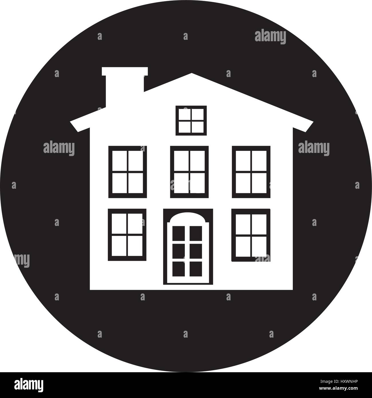 house exterior isolated icon Stock Vector Image & Art - Alamy