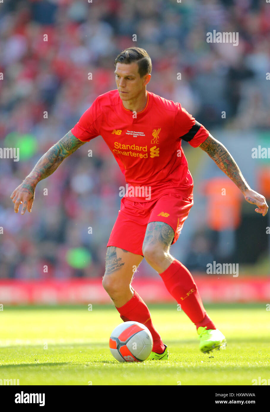 Daniel Agger, Liverpool Legends Stock Photo - Alamy
