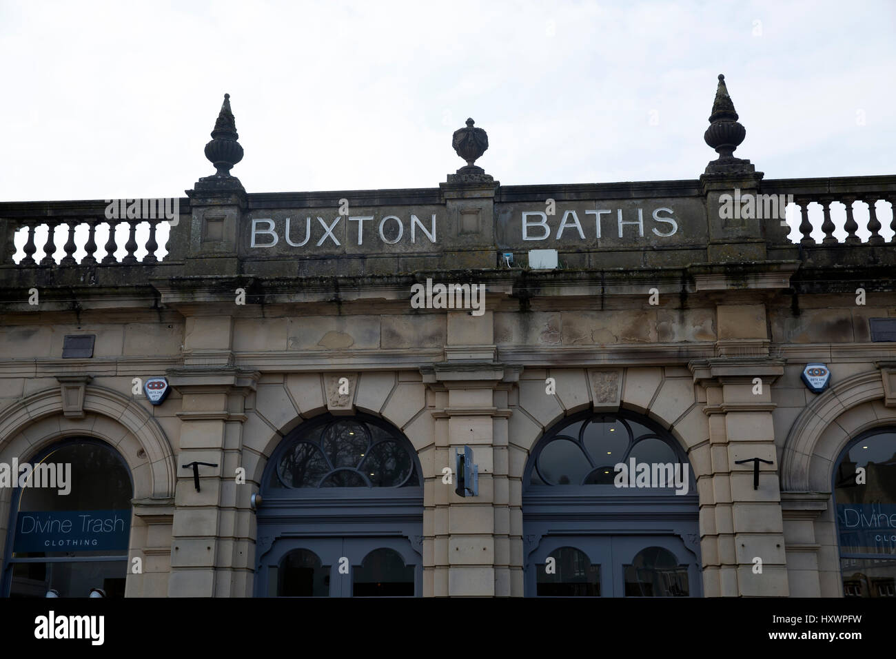 Buxton Baths in Buxton Derbyshire Stock Photo - Alamy
