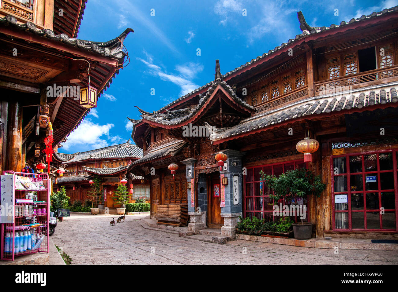 Ancient town,Yunnan Province,China Stock Photo - Alamy