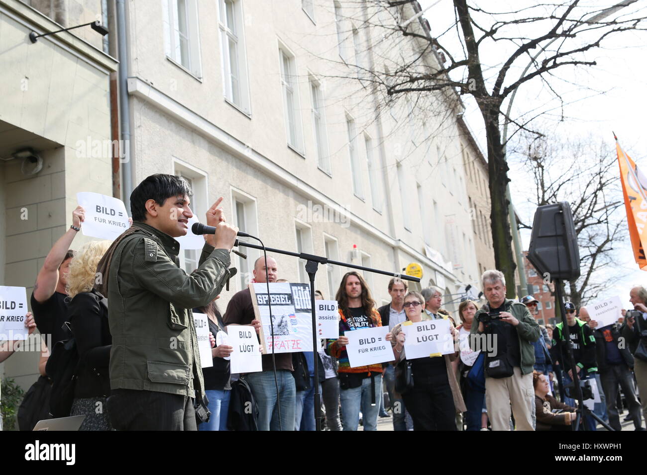 Berlin, Germany, April 11th, 2015: Protest for boycott of Germany´s ...