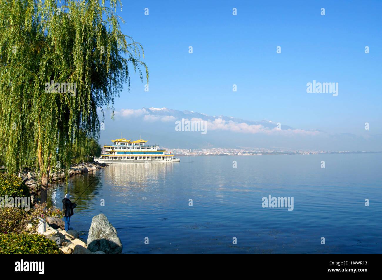 Erhai Lake in Yunnan China Stock Photo - Alamy