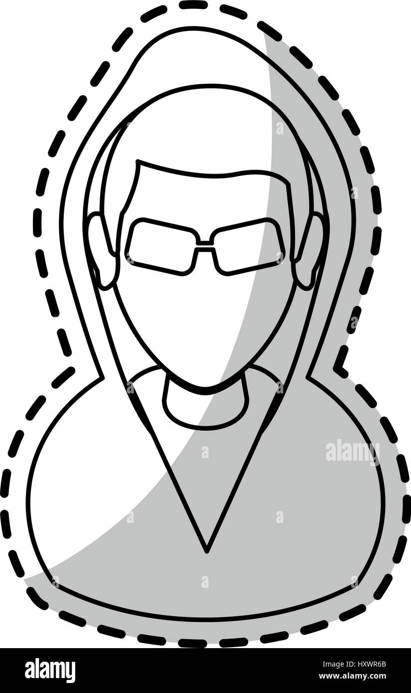 suspicious looking man icon image criminal vector illustration design ...