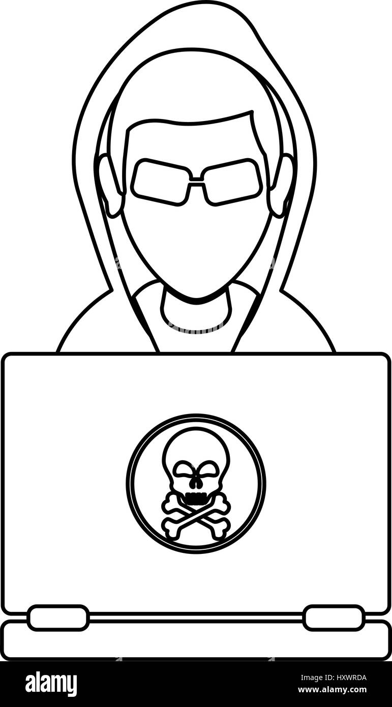 Illustration human representation internet symbol Stock Vector Images ...