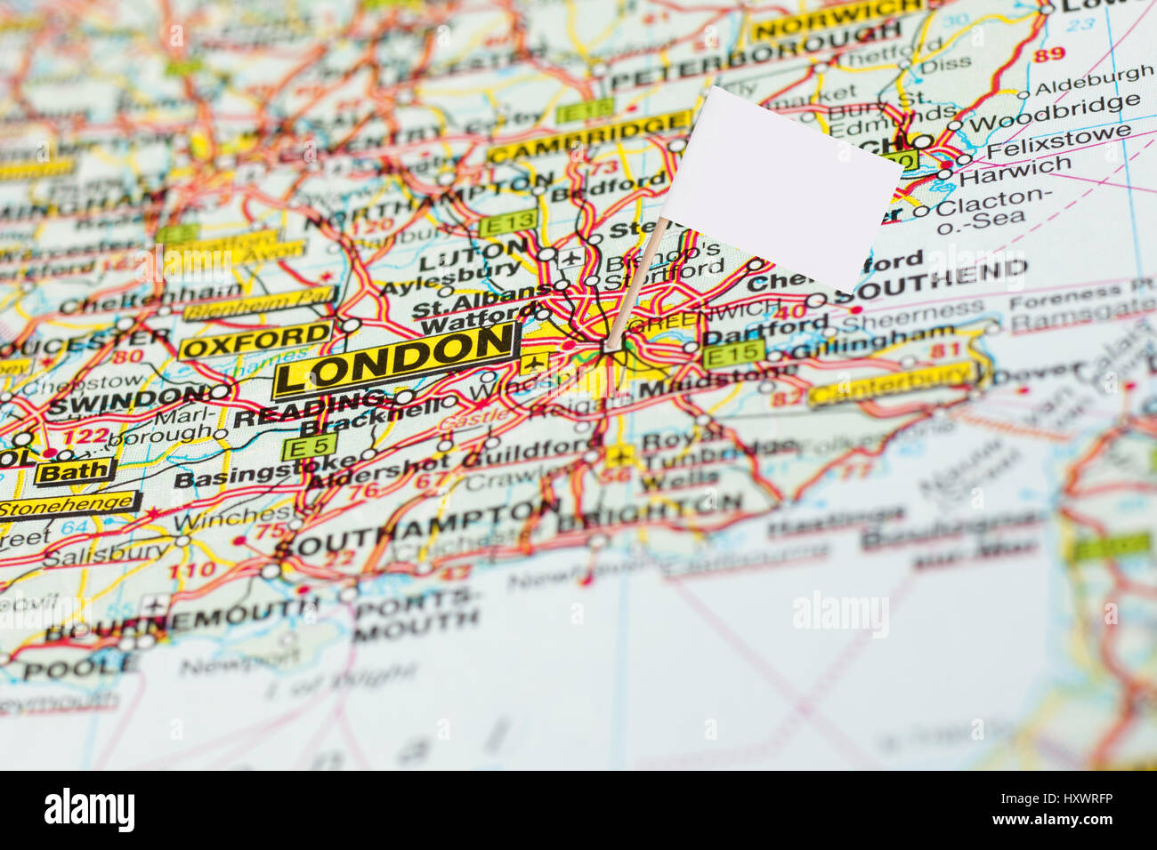 Great britain tourist map hi-res stock photography and images - Alamy