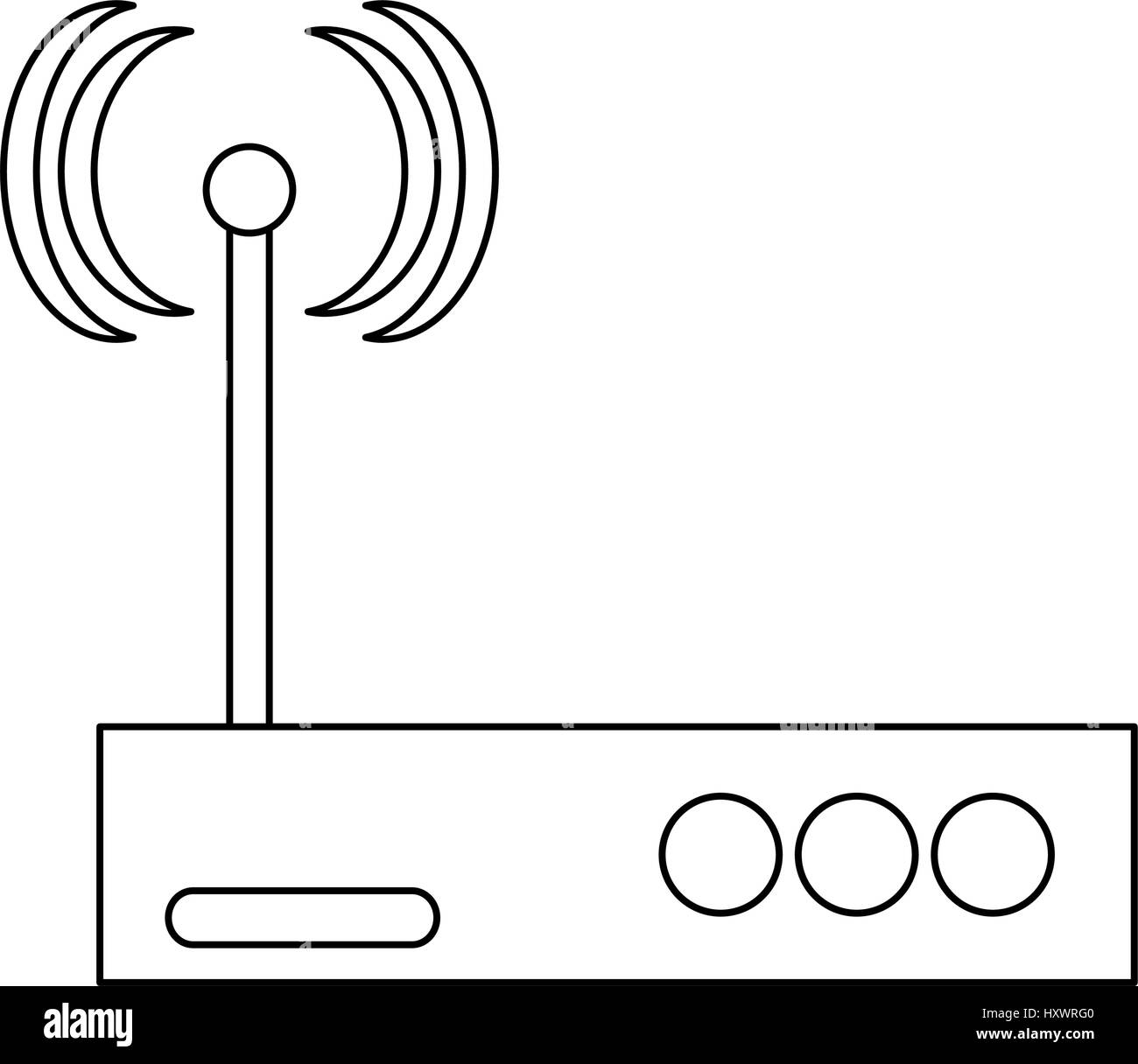 wifi modem icon image vector illustration design Stock Vector Image ...