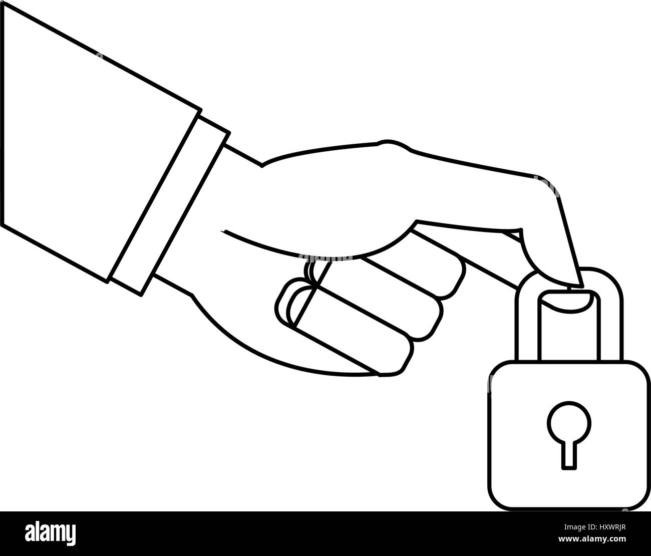 safety lock icon image Stock Vector Image & Art - Alamy