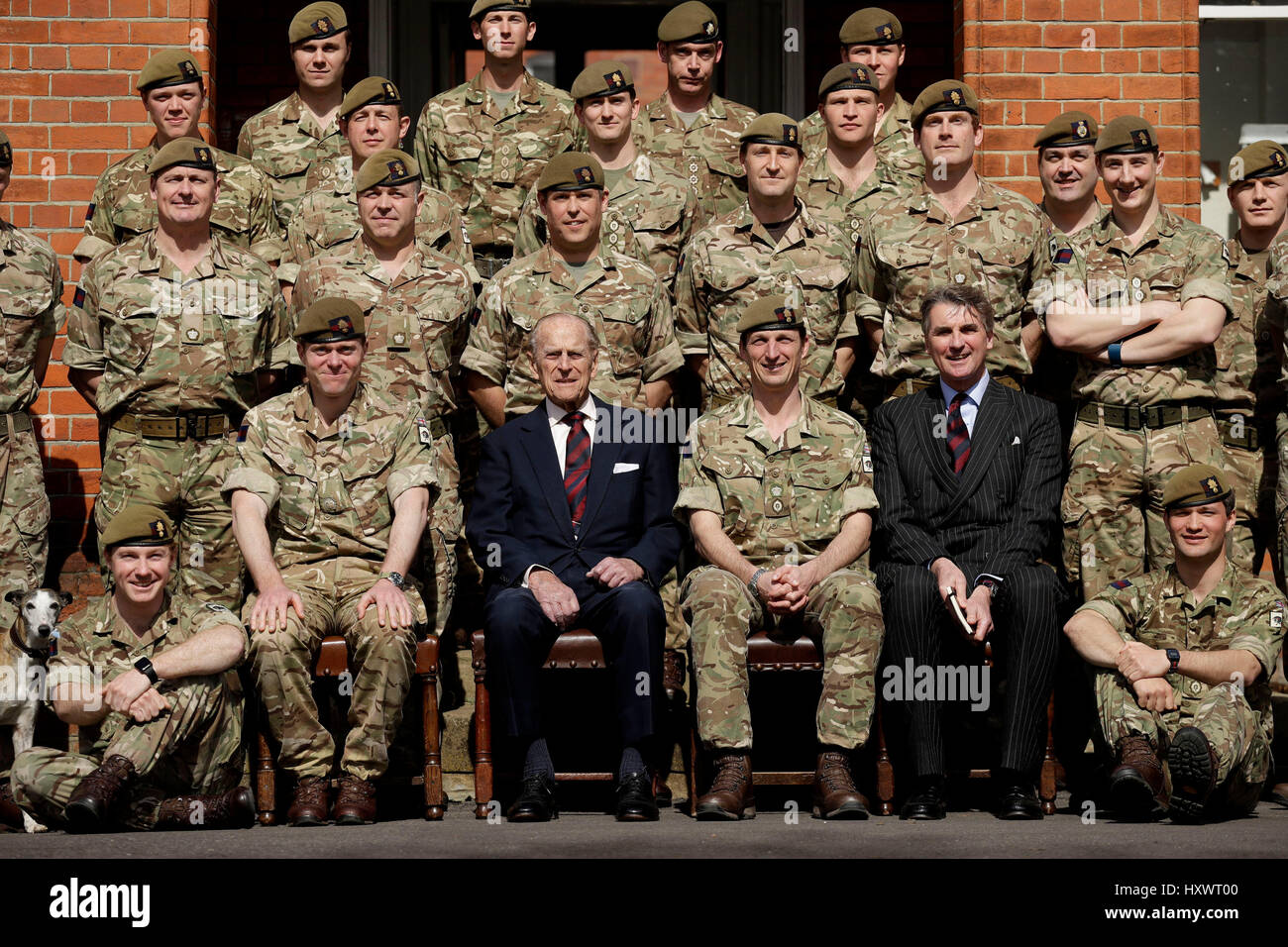 The Duke of Edinburgh, in his capacity of Colonel, Grenadier Guards ...