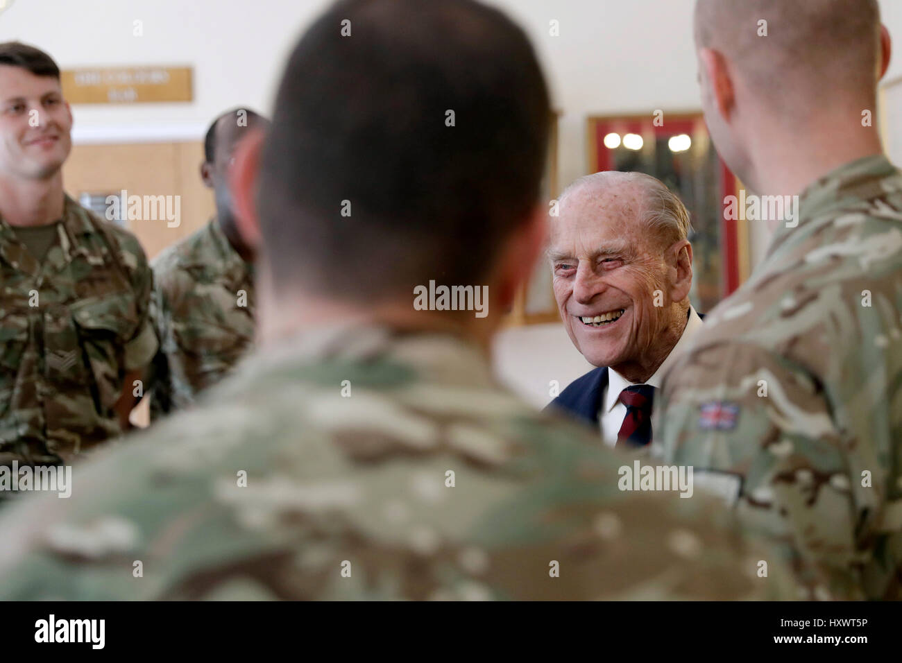 The Duke of Edinburgh, in his capacity of Colonel, Grenadier Guards ...