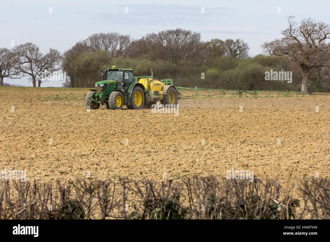 Crop spraying tractor hi-res stock photography and images - Alamy