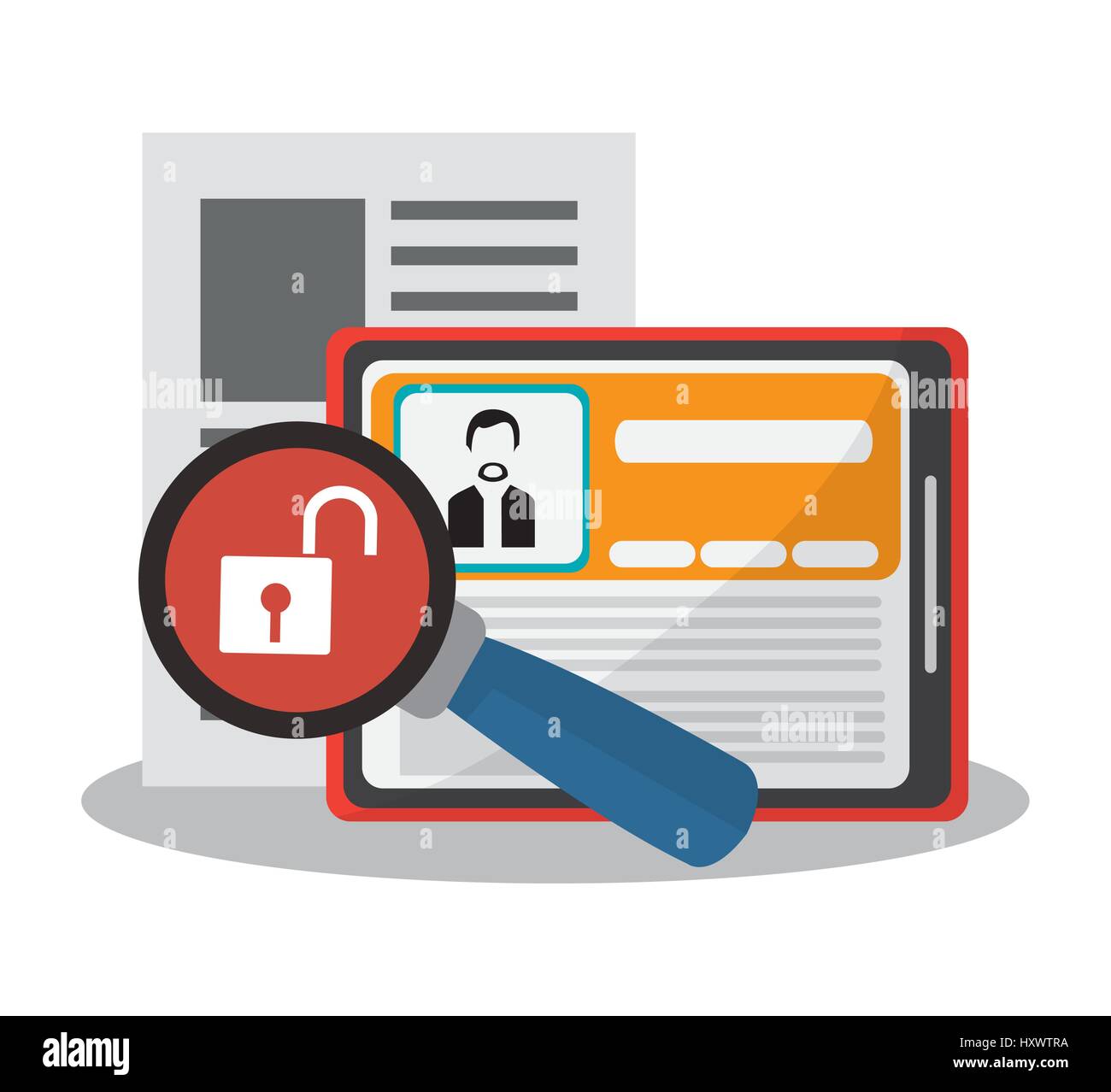 internet security related icons image Stock Vector Image & Art - Alamy