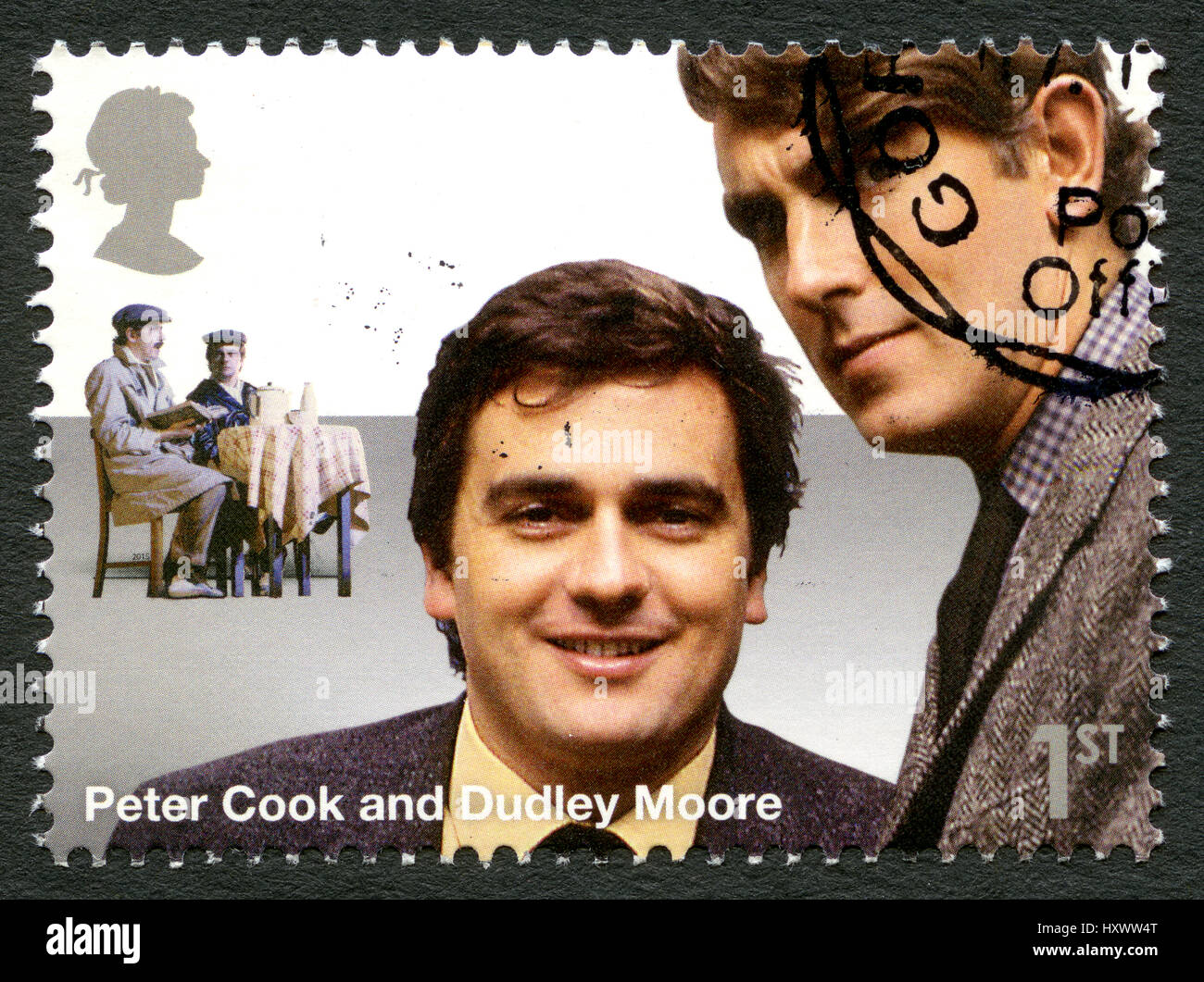 UNITED KINGDOM - CIRCA 2015: A used postage stamp from the UK ...