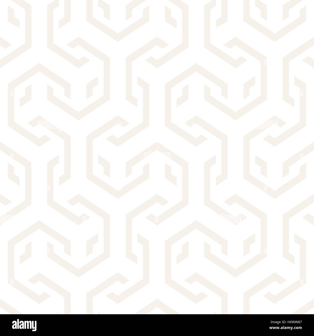 Vector Seamless Interlacing Lines Pattern. Repeating Geometric ...
