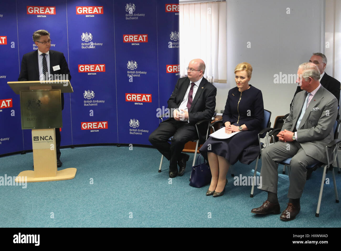 The Prince of Wales attends a meeting on the Issue of Modern Slavery ...