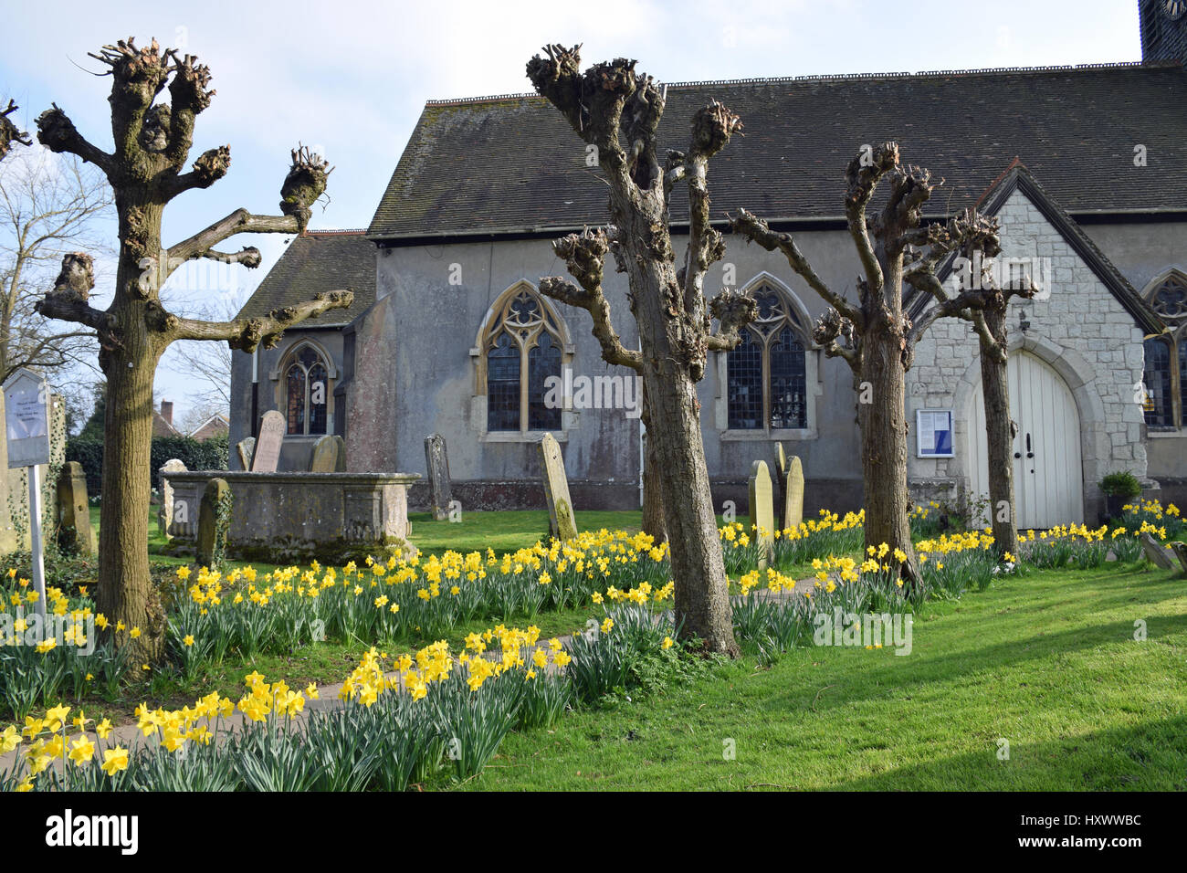 St Bartholomew's church, Horley, Surrey Stock Photo - Alamy