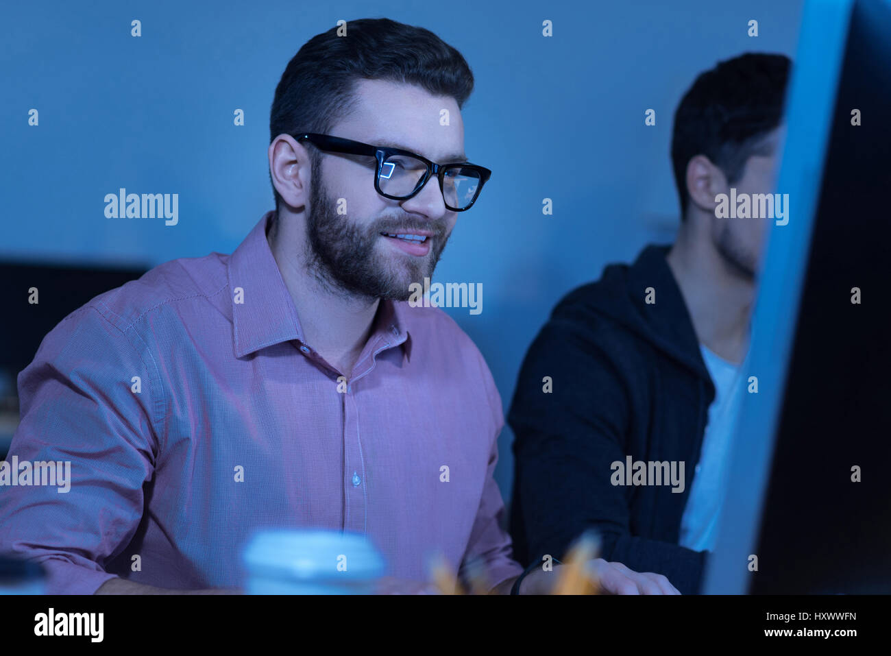 Programmer workplace hi-res stock photography and images - Alamy