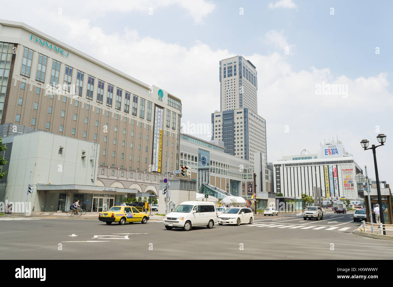 Hokkaido, Japan - July 14,2015 : Sapporo Station is a train station ...