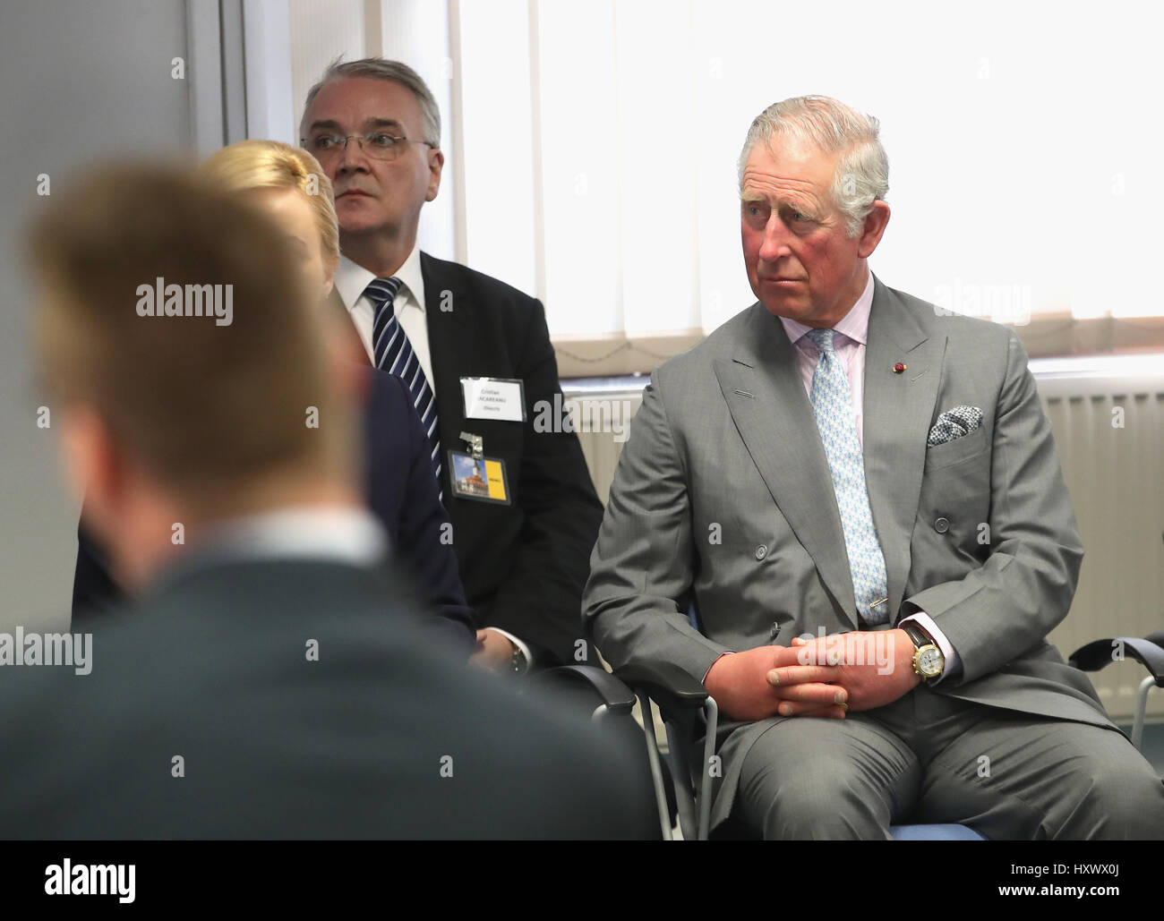 The Prince of Wales attends a meeting on the Issue of Modern Slavery ...