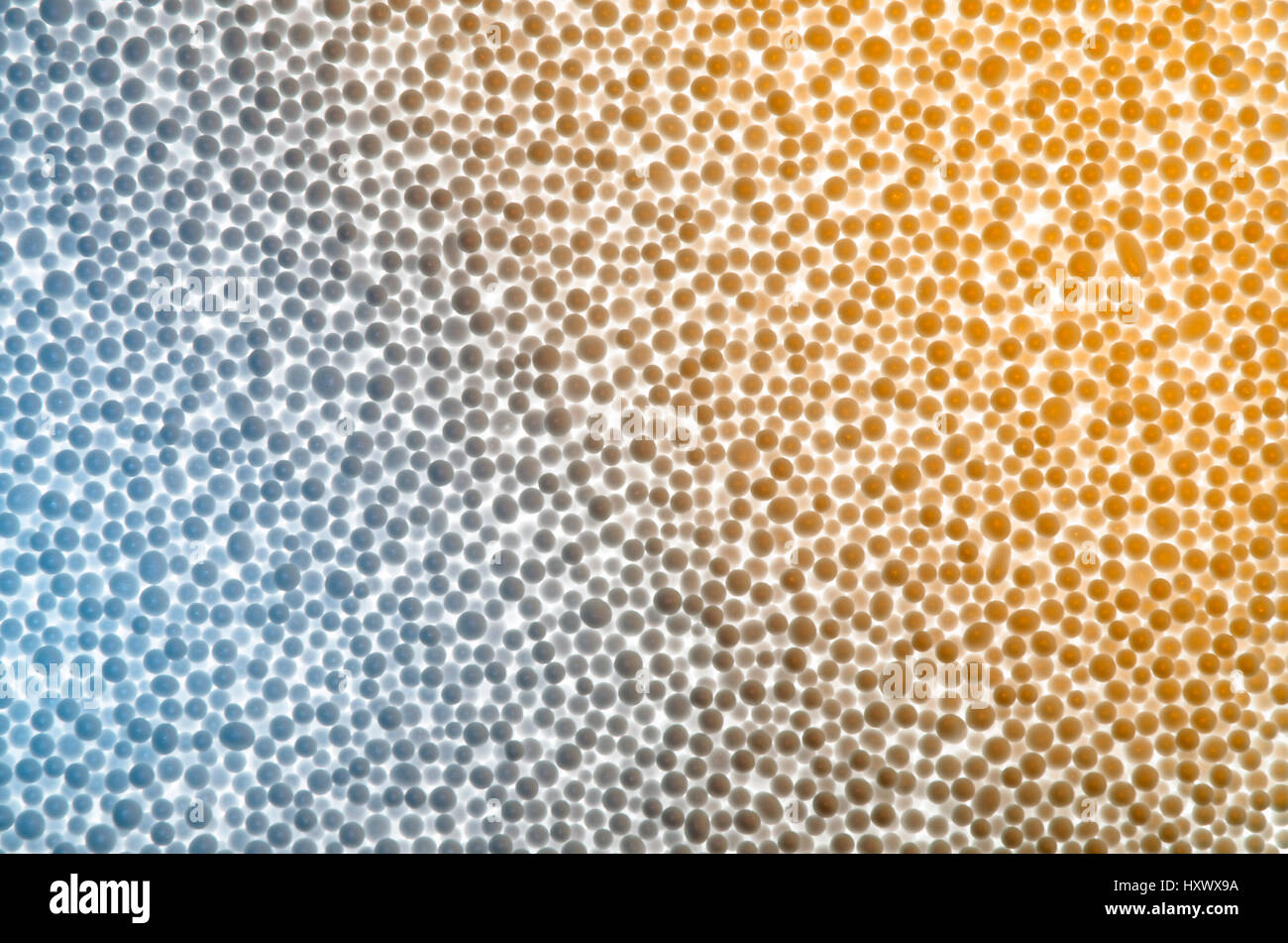 Abstract background from color styrofoam ball texture Stock Photo - Alamy